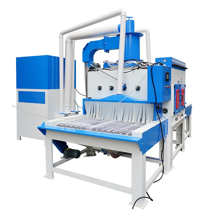 Continuous Sandblasting System Conveyor Belt Blast Machine - Buy ...